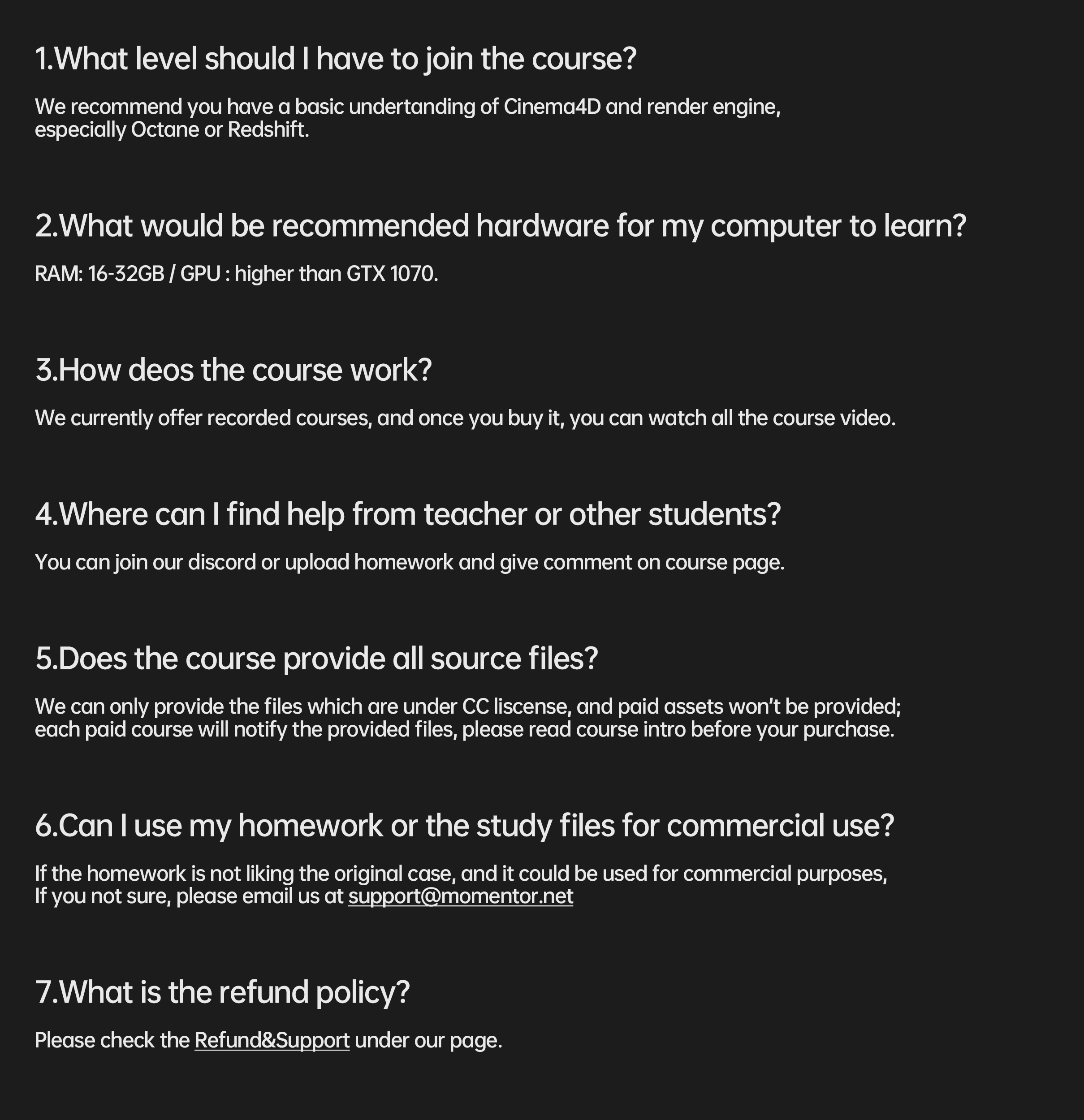 momentor - Professional C4D Motion Design Education Platform